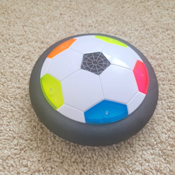 Toysmith | Toys | Ultra Glow Air Power Soccer Disk Ages 6 | Poshmark